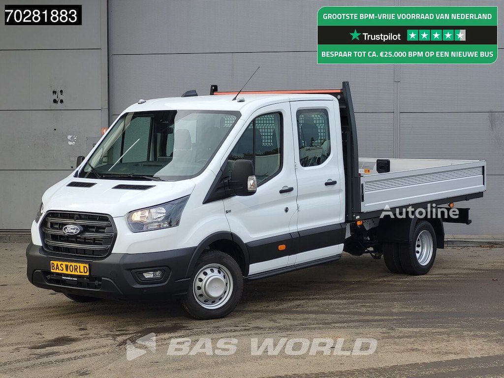 Novi Ford Transit 165pk Automaat Dubbel Cabine Open Laadbak 3,5t Trekhaak kamion s ravnom platformom < 3.5t