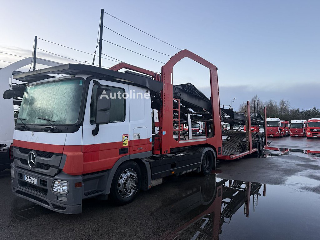Mercedes-Benz ACTROS 1841 autotransporter + prikolica autotransportera