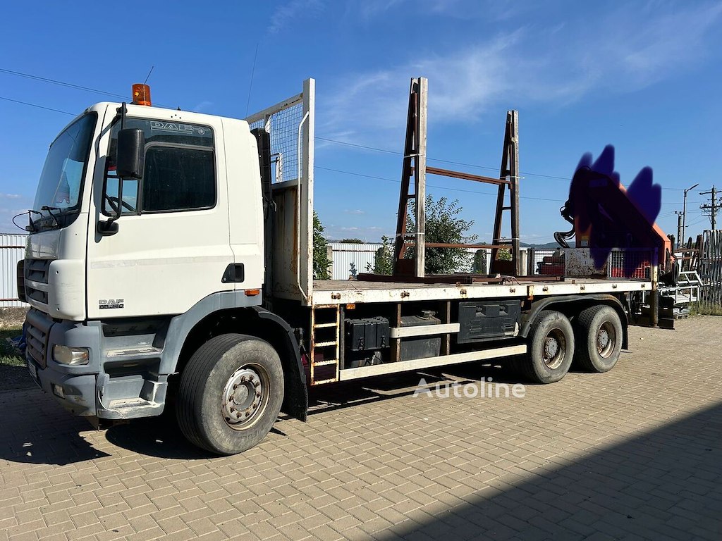 DAF CF85.340 6x4 full steel eur 3/4 kamion platforma