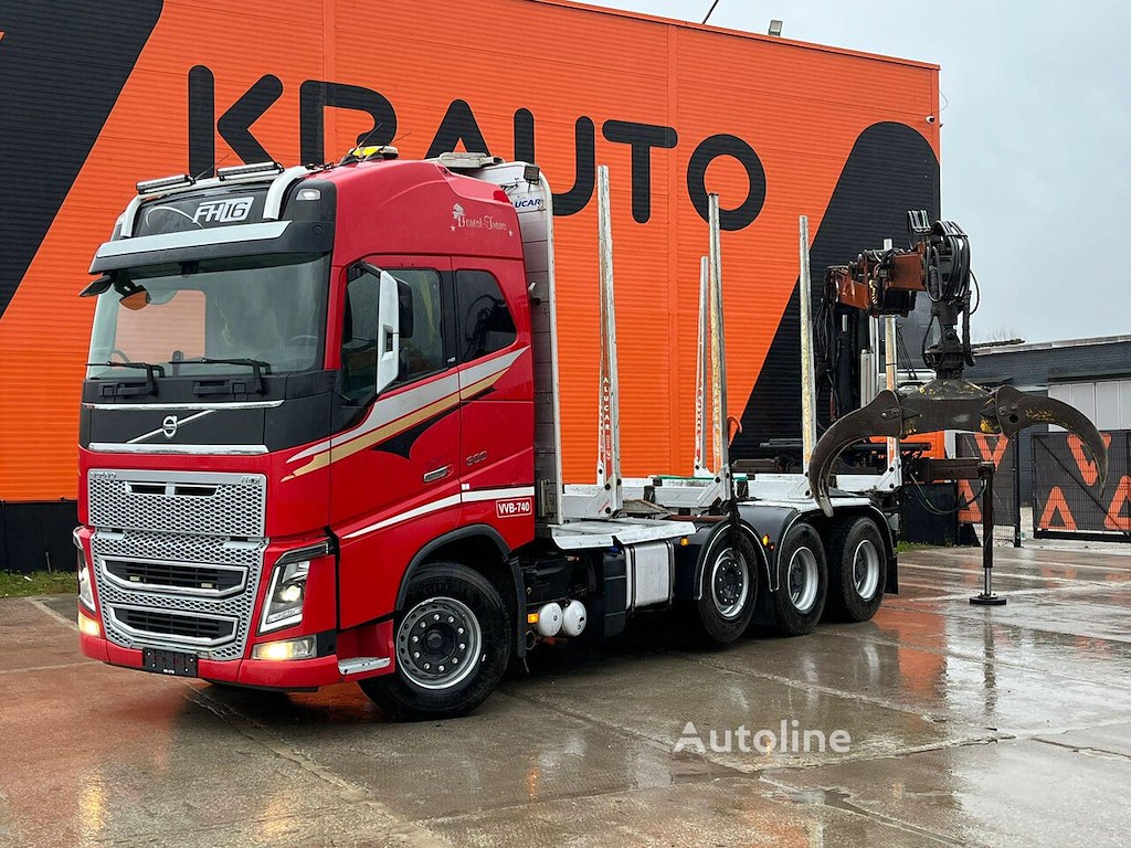 Volvo FH 16 600 8x4/4 FRESH TÜV kamion za prevoz drva