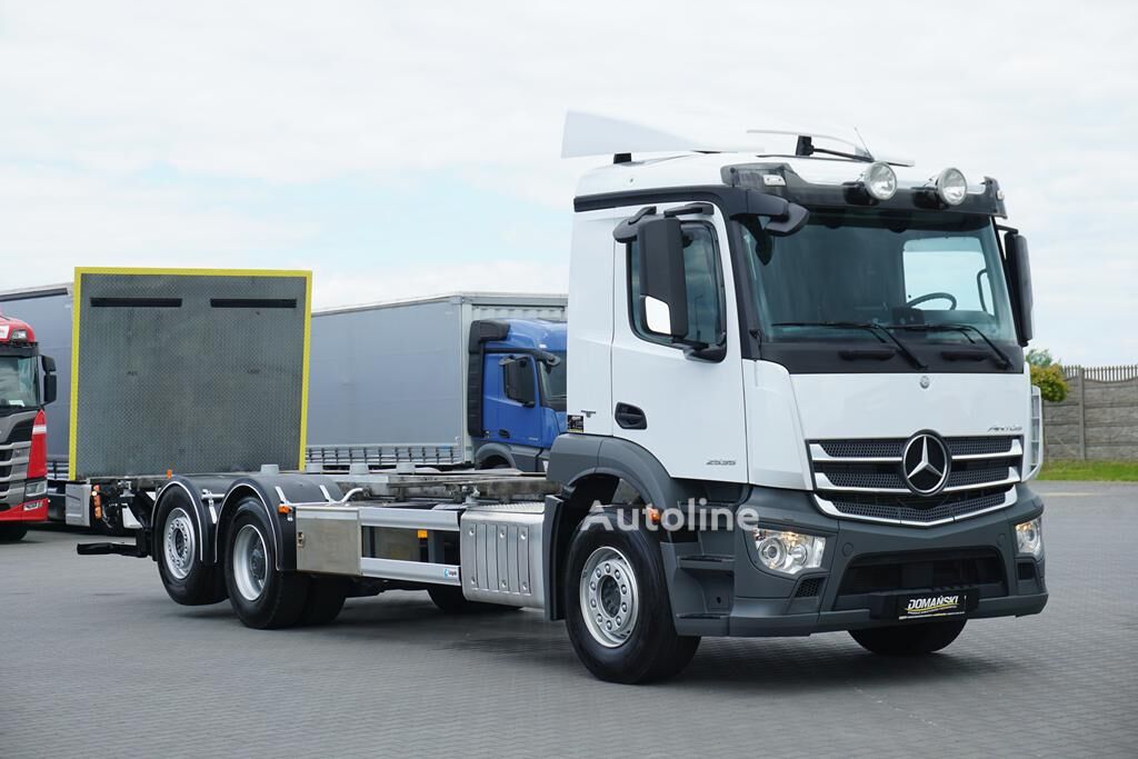 Mercedes-Benz ANTOS / 2535 / ACC / E 6 / BDF + WINDA / 7.15 , 7.45, 7.82 M / O vozilo za prevoz kontejnera
