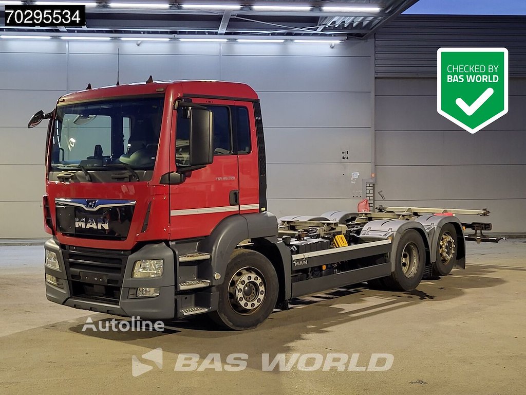 MAN TGS 26.320 6X2 ADR BDF Lift + Steering Axle Euro 6 vozilo za prevoz kontejnera