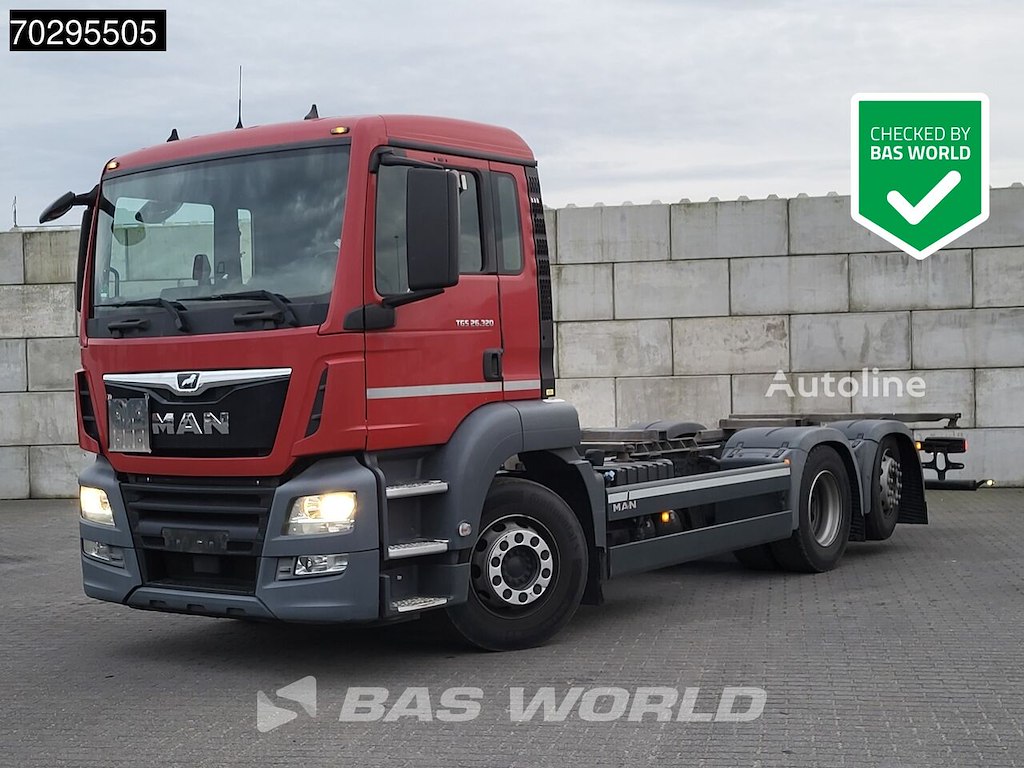 MAN TGS 26.320 TGS 6X2 ADR BDF Lift + Steering Axle Euro 6 vozilo za prevoz kontejnera