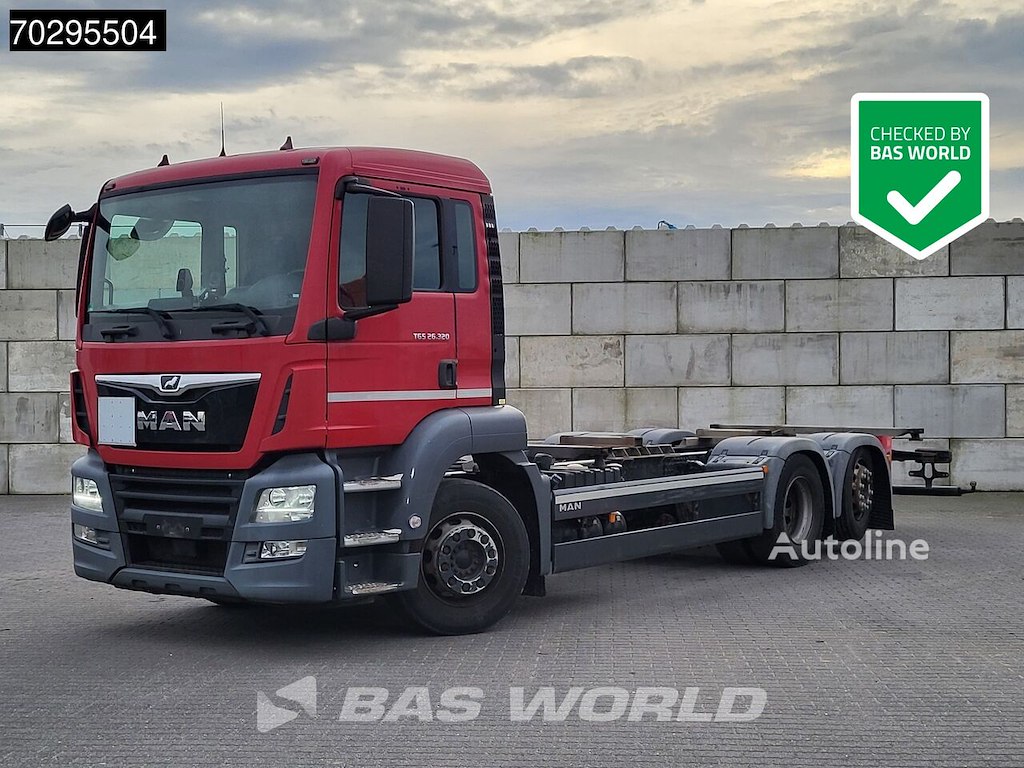 MAN TGS 26.320 TGS 6X2 ADR BDF Lift + Steering Axle Euro 6 vozilo za prevoz kontejnera