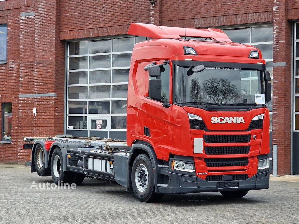 Scania R540 NGS 6x2 - BDF - Retarder - Full air - Navi - Led - Fridge - vozilo za prevoz kontejnera