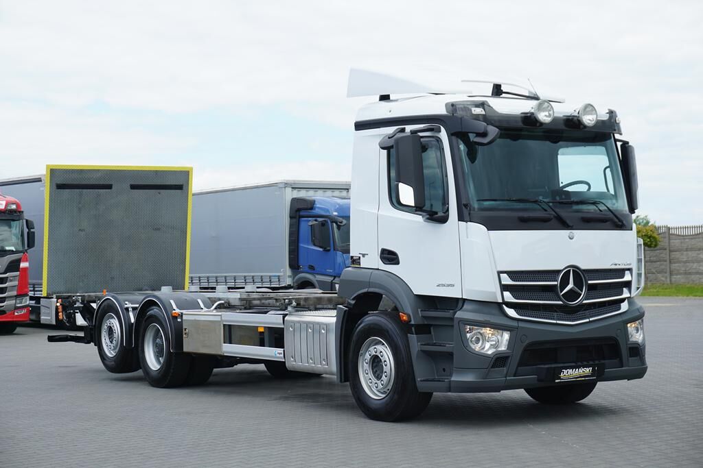 Mercedes-Benz ANTOS / 2535 / ACC / E 6 / BDF + WINDA / 7.15 , 7.45, 7.82 M / O vozilo za prevoz kontejnera