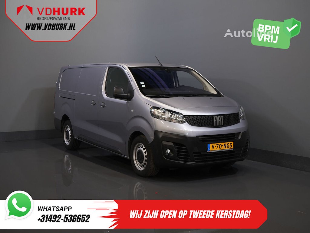 Fiat Scudo 2.0 MJ 145 pk L3 BPM VRIJ! Adapt.Cruise/ Climate/ Keyless/ minibus furgon