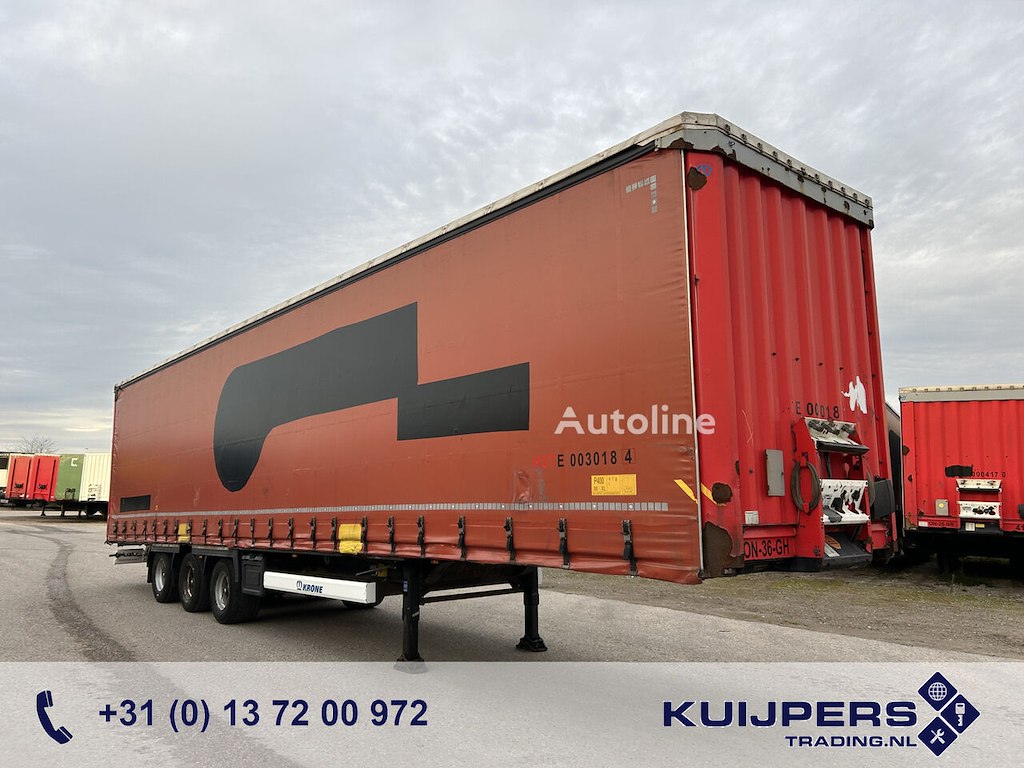 Krone Profi Liner / Mega / Curtainside poluprikolica sa kliznom ceradom