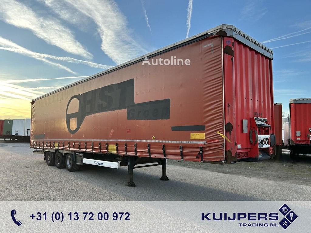 Krone Profi Liner / Mega / Curtainside poluprikolica sa kliznom ceradom