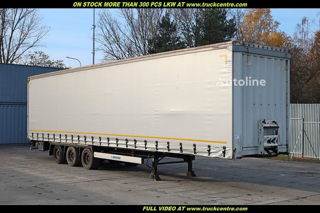Krone SD, LOW DECK, LIFTING AXLE, SAF, ROOF LIFT poluprikolica sa kliznom ceradom
