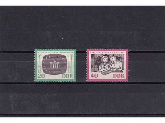 1962 DDR serija cisto ** (7870)