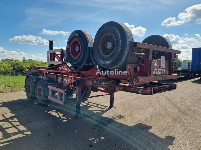 Koehler Elmshorn 20FT | 29 TON STEEL SUSPENSION | DRUM BRAKES poluprikolica za prevoz kontejnera