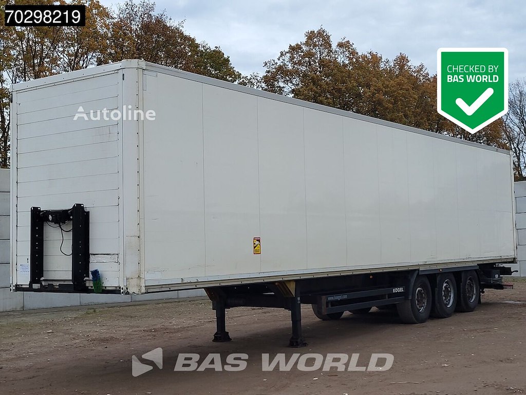 Kögel SP24 S24-2 3 axles Tail gate furgon poluprikolica
