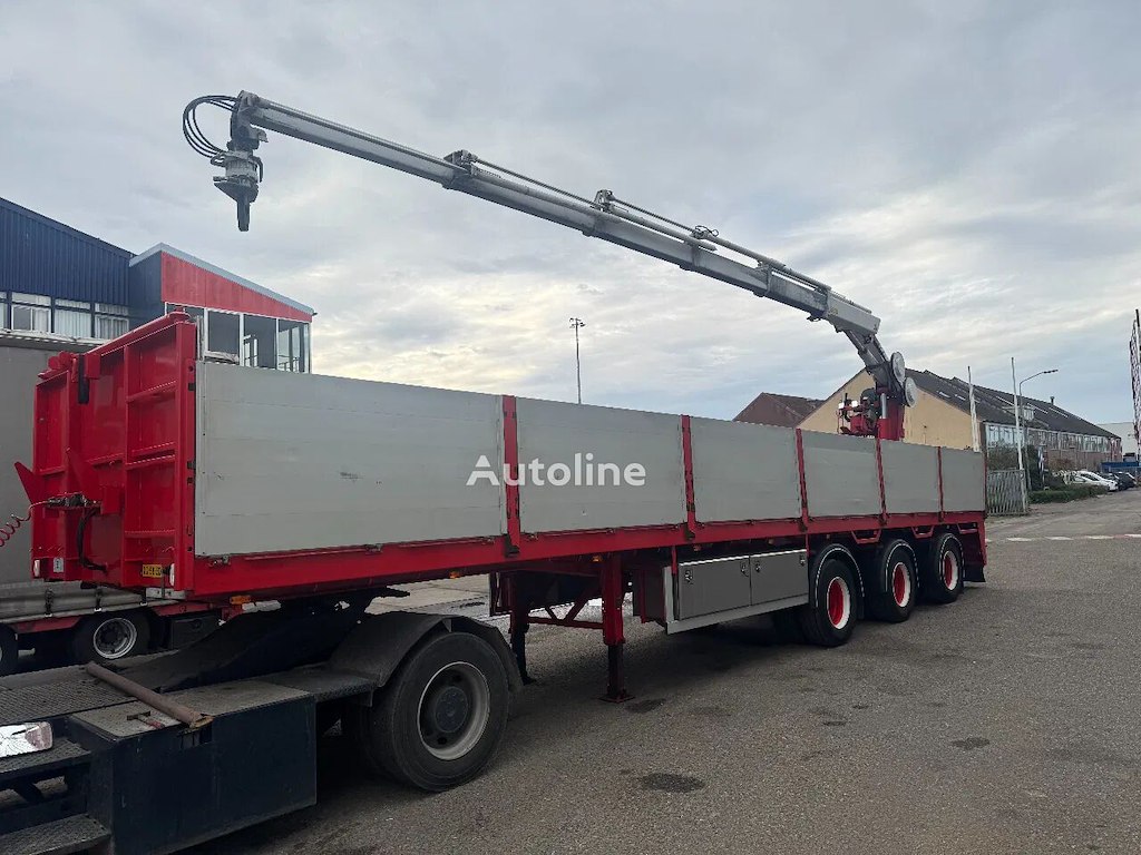 Floor FLO-17-30H2 + HIAB R220-F5 poluprikolica sa ravnom platformom