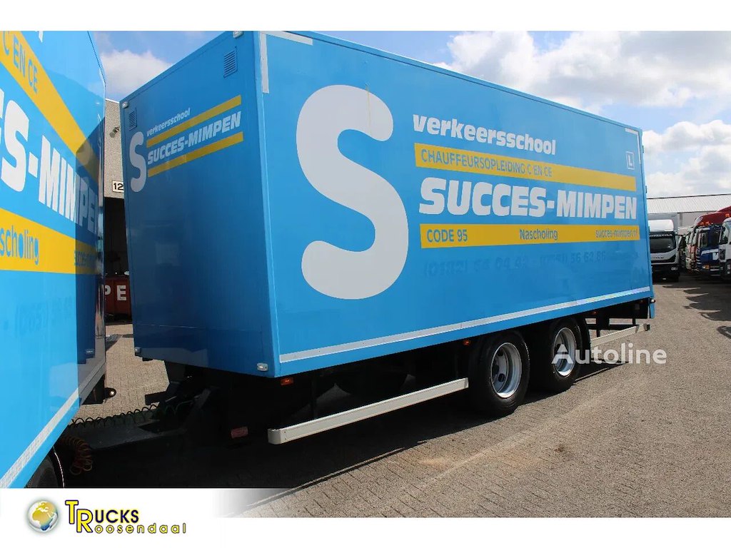 Pacton 2X AXLE + NICE TRAILER prikolica furgon