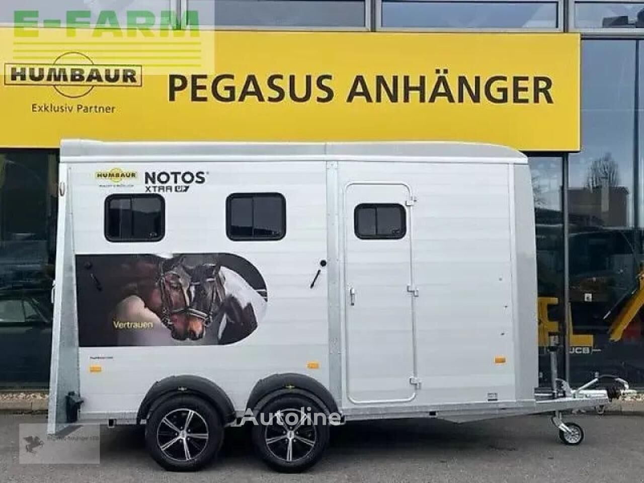 Humbaur notos xtra up 2-pferdeanhänger 2,7t. sk ds prikolica platforma