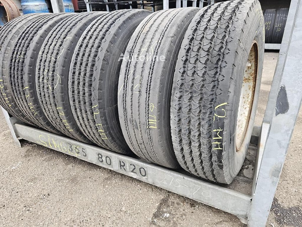Michelin TRAILER TIRES 275/70 R 22.5 ON RIM SINGLE MONTAGE. prikolica šasije