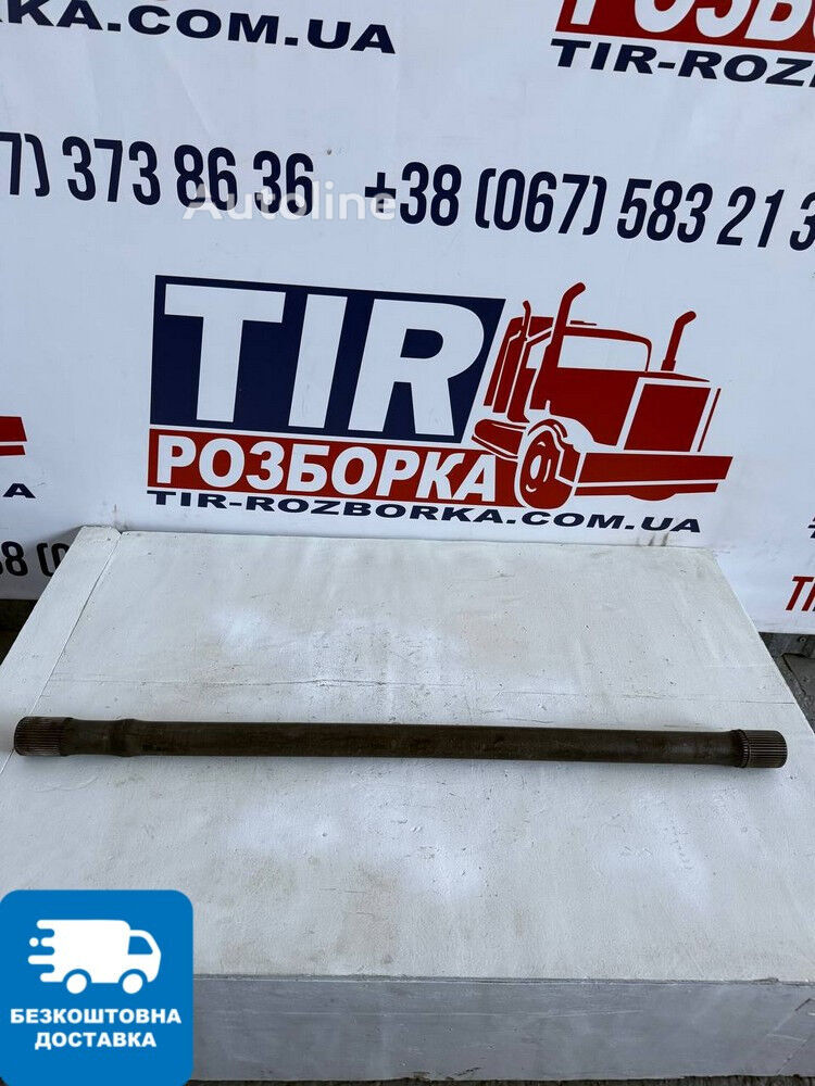 OEM PIVVIS ZADNOGO MOSTA MAN HPD-1382 L-L-1044MM 40 ShLITsIV LIV poluosovina za MAN TGS, TGX tegljača