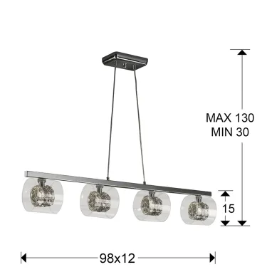 Luster Flash 4xG9 SCHULLER