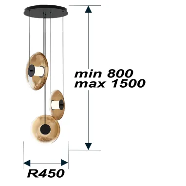 LED luster Diabolo manji SCHULLER