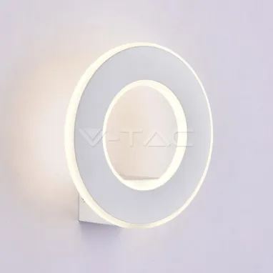 LED zidna lampa prsten bela V-TAC