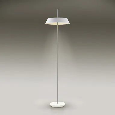 LED podna lampa Vertigo bela