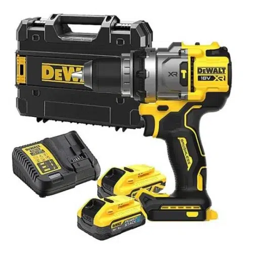 DeWalt Aku udarna bušilica-odvijač 18V, 2×5.0Ah DCD1007H2T