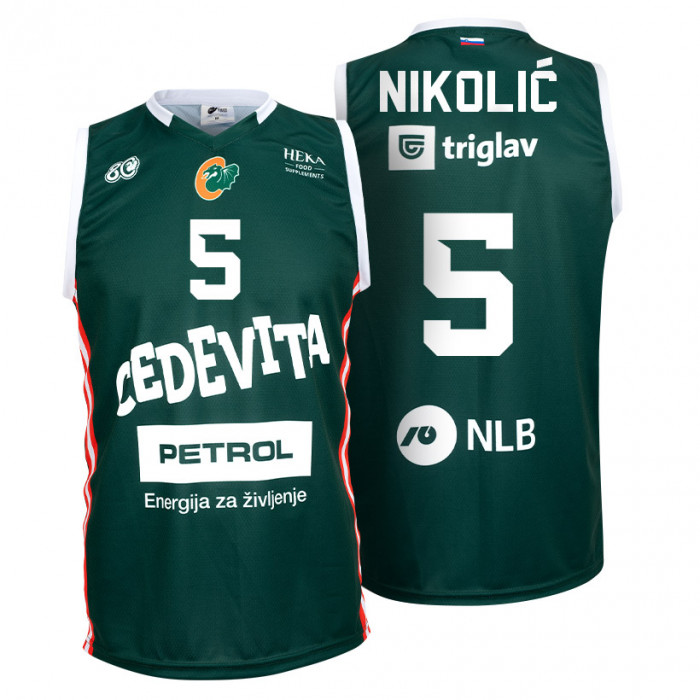 Aleksej Nikolić KK Cedevita Olimpija 25/26 replika dres