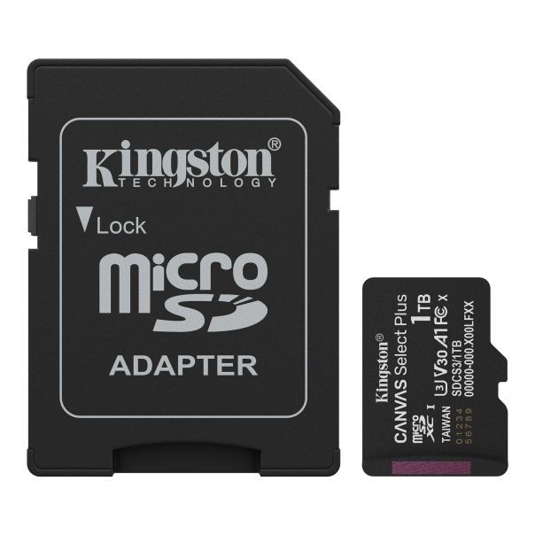 KINGSTON 1TB, MicroSD sa SD adapterom, Canvas Select Plus (SDCS3/1TB)