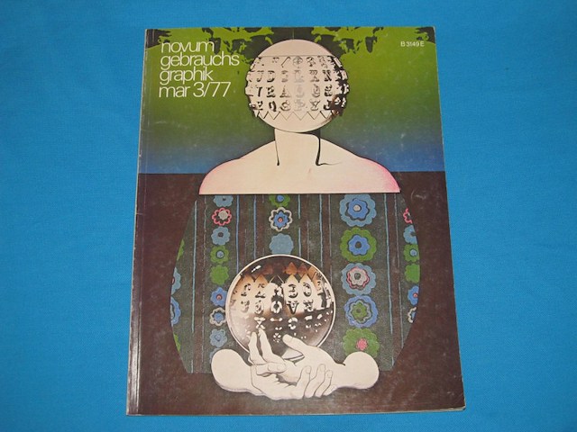 Novum gebrauchsgraphik, mart 1977, grafički dizajn