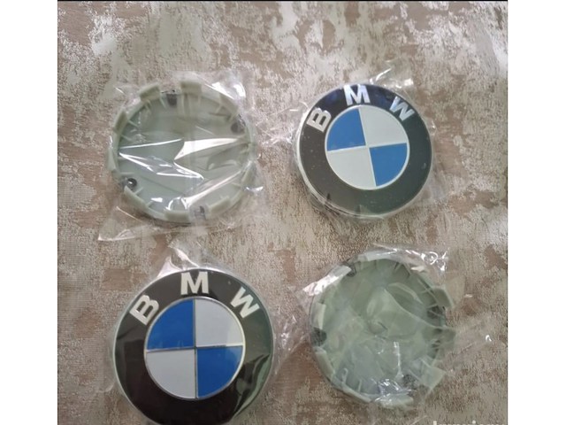 Čepovi za felne BMW plavo-beli - set 4 komada