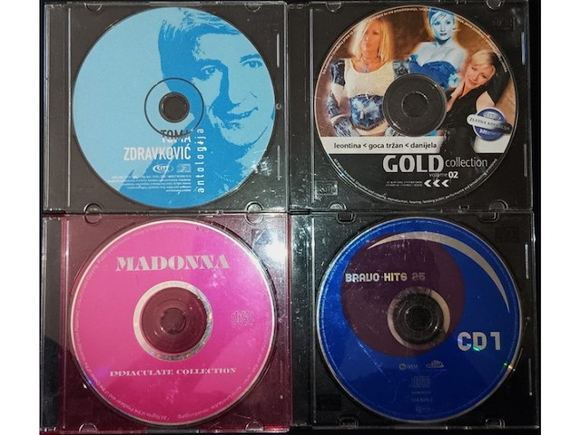 Toma Zdravkovic+Gold Colection,Madonna+Poklon 4ti CD