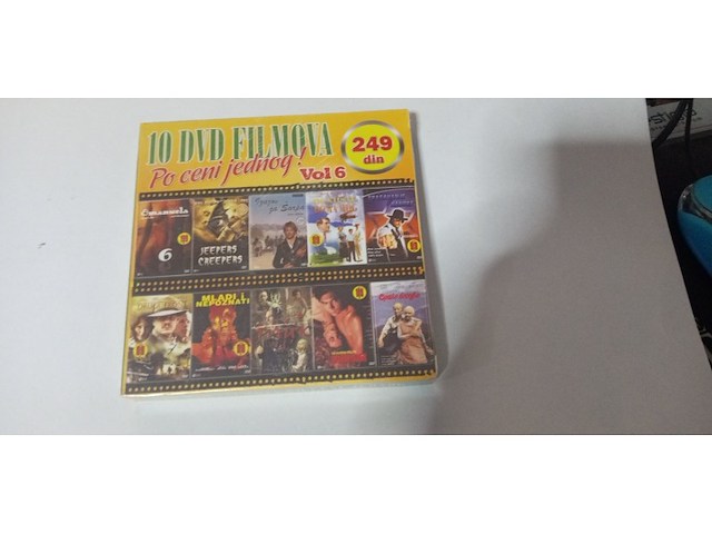 10 DVD Filmova Po Ceni Jednog Volume