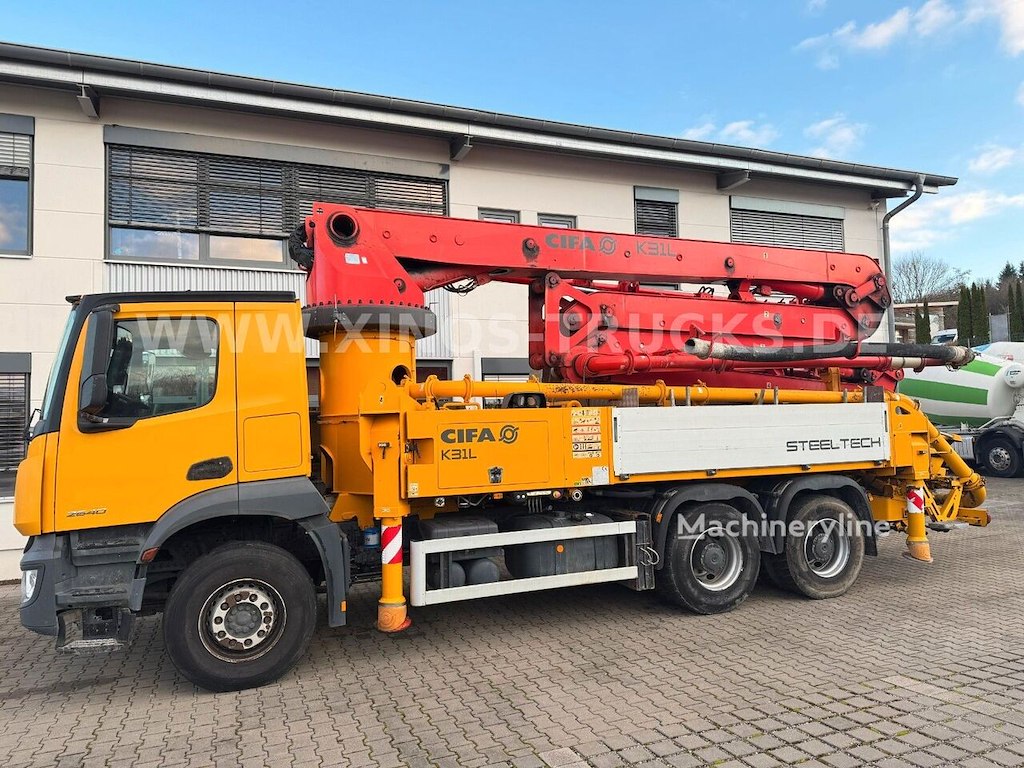 Cifa K31L na šasiji Mercedes-Benz Arocs 2640 pumpa za beton