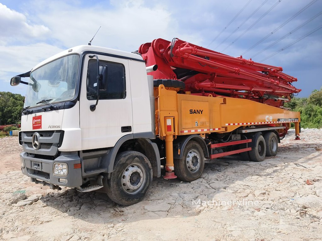 Sany na šasiji Mercedes-Benz Concrete pump truck 52M pumpa za beton