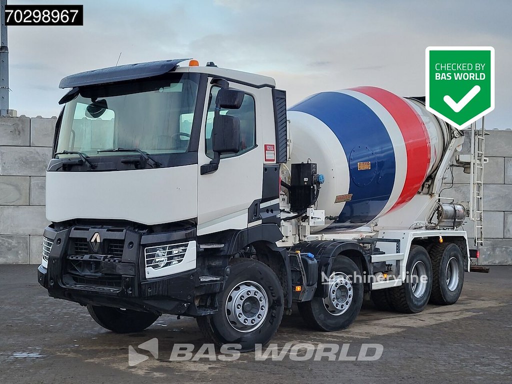 Renault C 380 C 8X4 9m3 Schwing Stetter mixer Steelsuspension Automatic kamion s mešalicom za beton