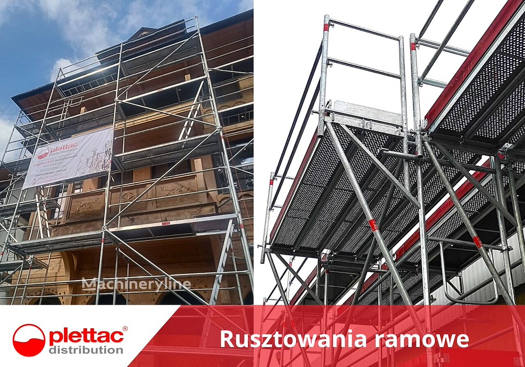 Novi Plettac Distribution Rusztowanie ramowe (elewacyjne),240m2 skele