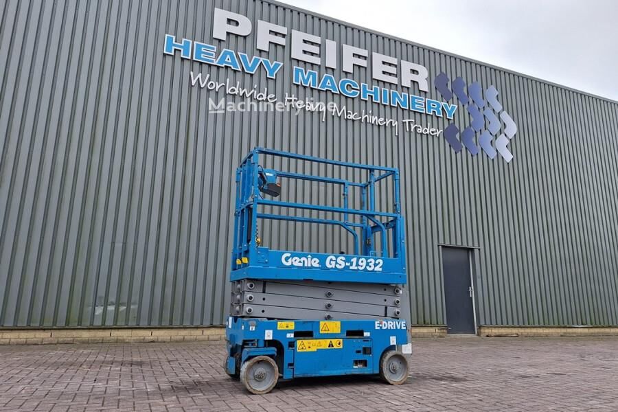 Genie GS1932 E-Drive Several In Stock, 8m Working Height makazasta platforma