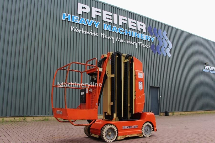 JLG Toucan 1100A As-Is, Electric, 11.1m Working Height jarbolna penjajuća platforma
