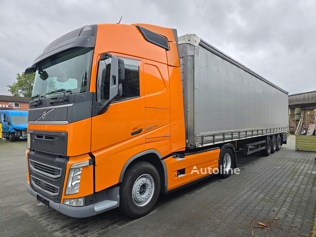 Volvo FH 500 tegljač + poluprikolica sa kliznom ceradom