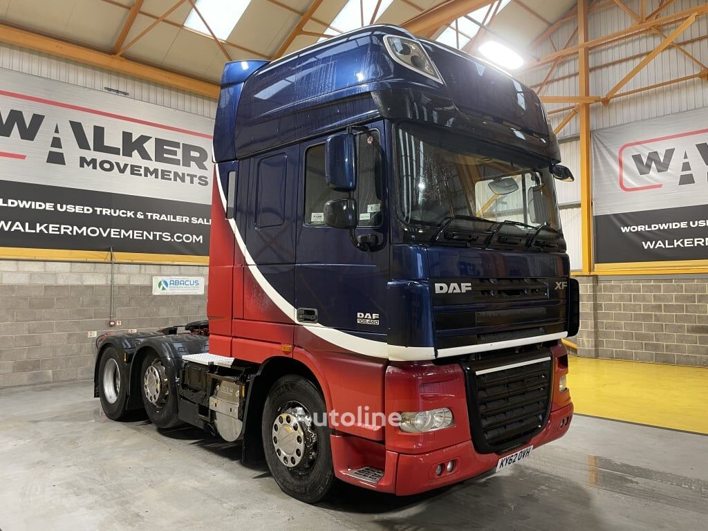 DAF XF105, 460 SUPERSPACE EURO 5, 6X2 TRACTOR UNIT – 2013 – KY62 OVH tegljač