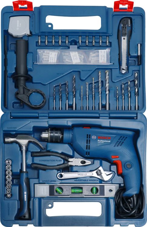 Bosch GSB 600 vibraciona bušilica sa setom pribora i ručnog alata (06011A0321)