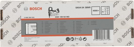 Bosch završni ekser, od nerđajućeg čelika - prohromski SK64-34 38NR, 38 mm (2608200525)
