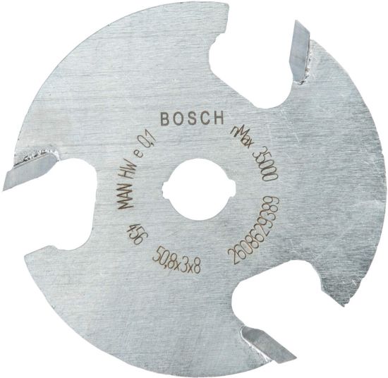 Bosch pločasto glodalo za žlebove 8 mm, D1 50,8 mm, L 3 mm, G 8 mm - 2608629389