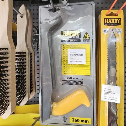 STRUGAČ ZA GIPS metalni 260 mm