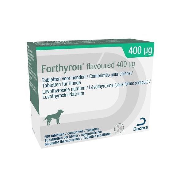 Dechra Forthyron Flavoured 400 μg – 250 tableta