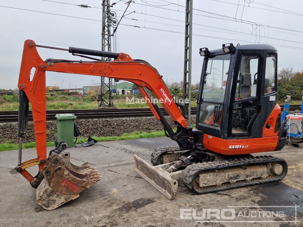 Prodaje se Kubota KX101-3 A3 mini bager na aukciji