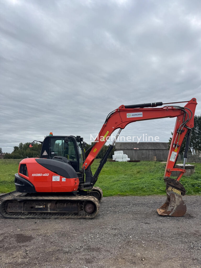 Kubota KX080-4a midi bager