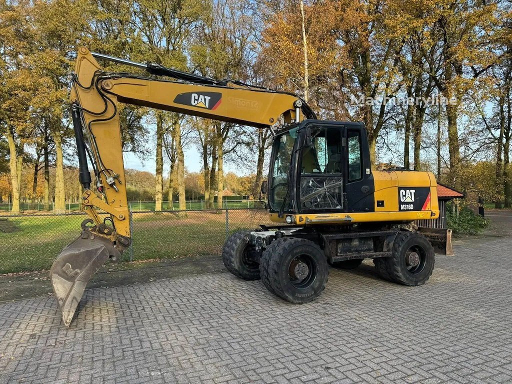 Caterpillar M316D Mobiele graafmachine bager točkaš