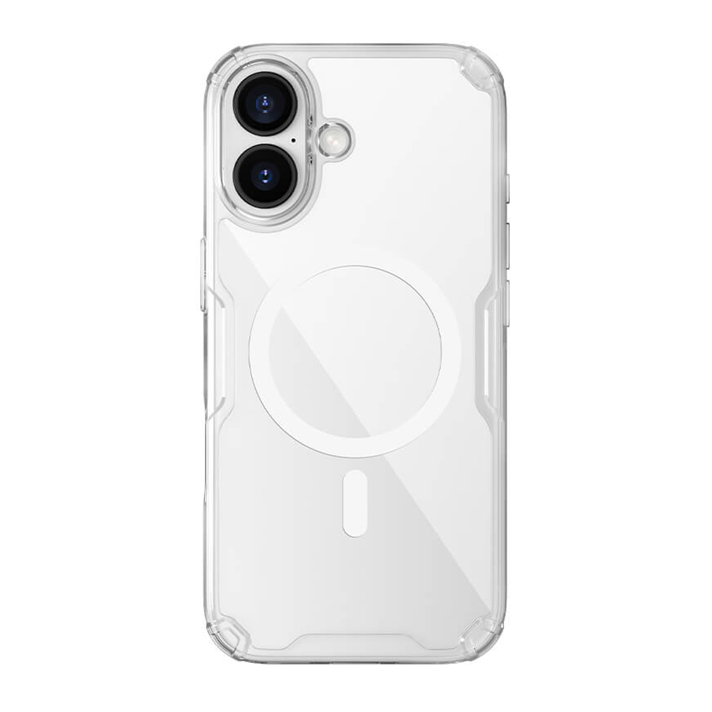 Zastitna maska (futrola) NILLKIN Nature Pro Magnetic - iPhone 17 bela (MS)